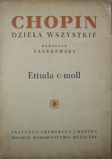 Chopin dzieła wszystkie Etiuda c moll - Opracowanie zbiorowe | Książka ...