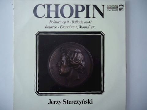 Chopin nokturn op 9, ballada op 47, płyta winylowa - Sterczyński Jerzy ...