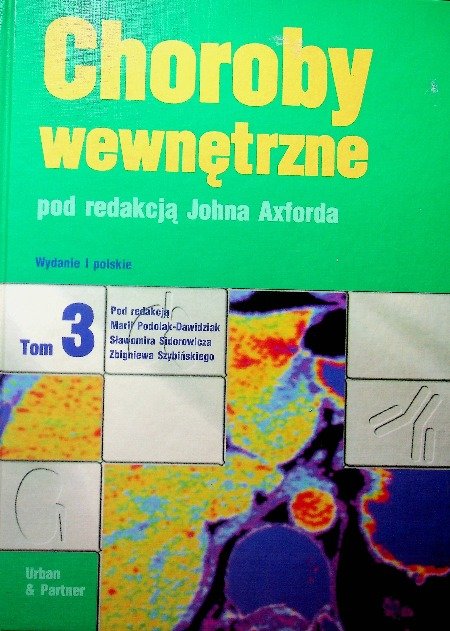 Choroby wewnętrzne Tom 3 - Axford John | Książka w Empik