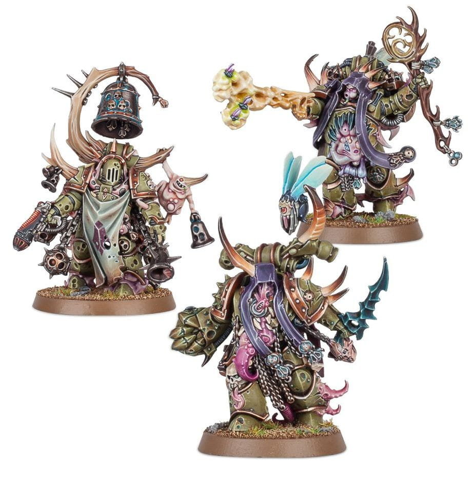 Chosen of Mortarion Death Guard Chaos Space Marines, Warhammer 40000 ...