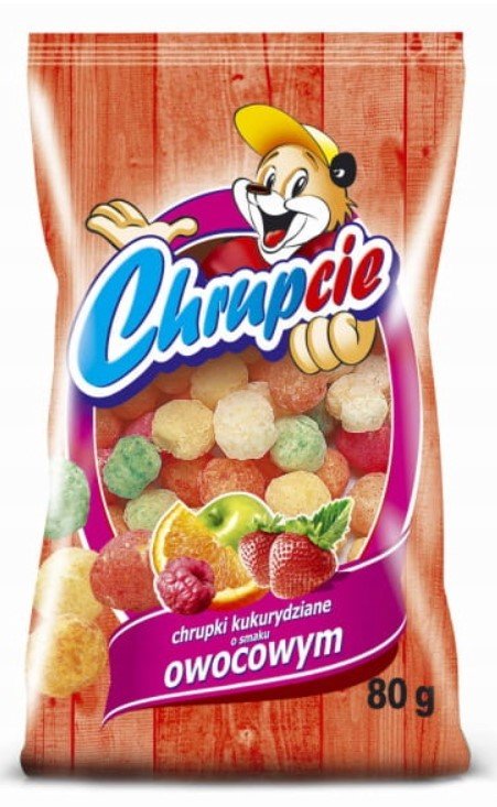 Chrupcie Chrupki kukurydziane o smaku OWOCOWYM 80g - Inna marka | Sklep ...