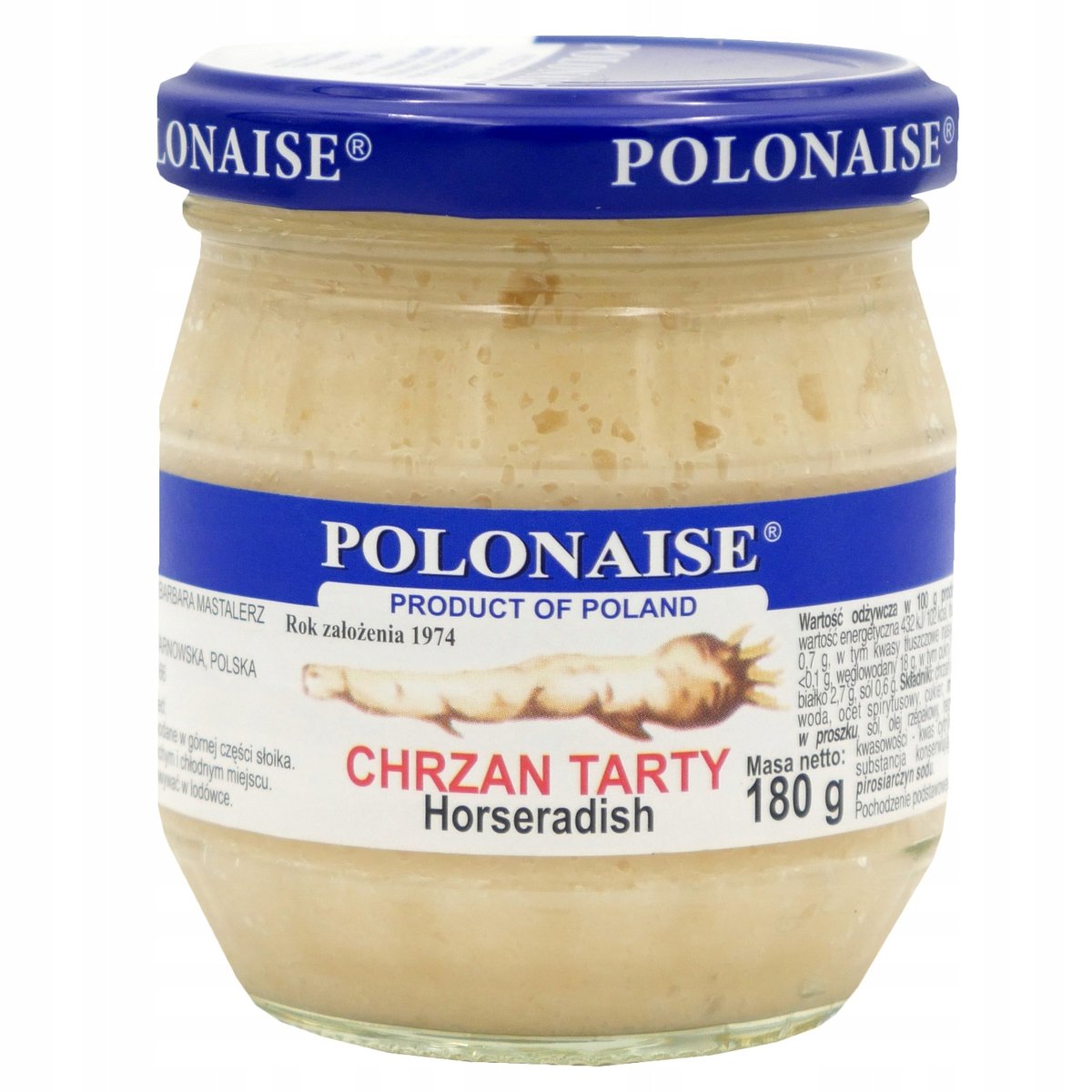 Chrzan Tarty Polonaise Chrzan W Słoiczku 180G - Polonaise | Sklep EMPIK.COM
