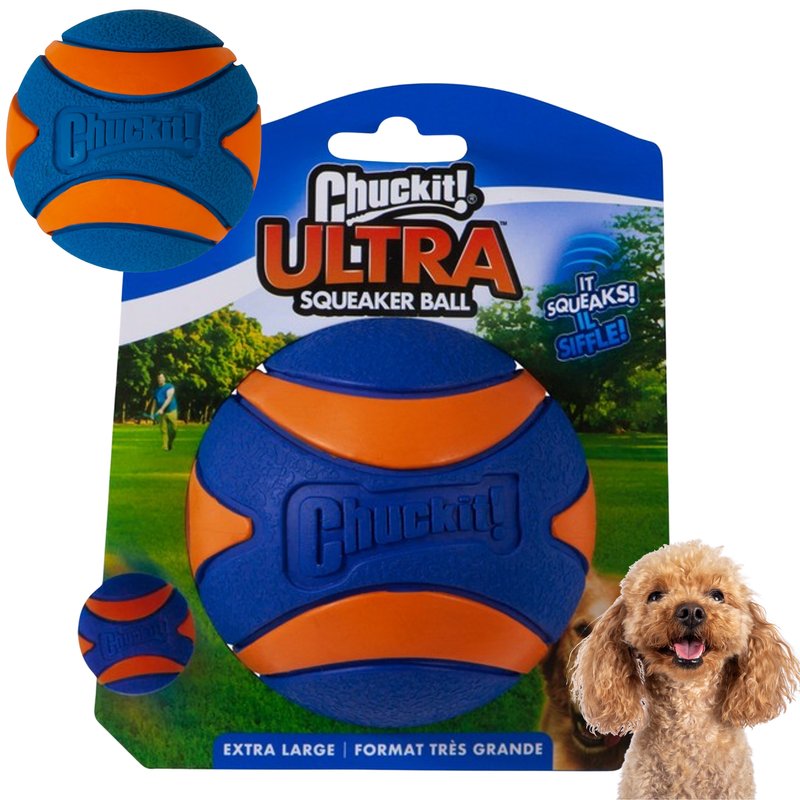Chuckit! Ultra Squeaker Ball XL piłka piszcząca do aportowania w ...