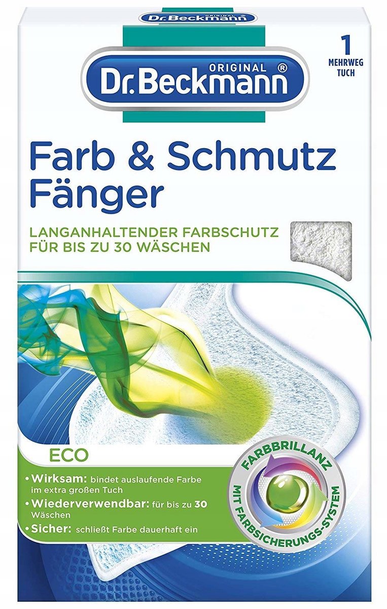 Chusteczki do prania wyłapujące kolor Dr. Beckmann 1 szt. - Dr. Beckmann | Sklep EMPIK.COM