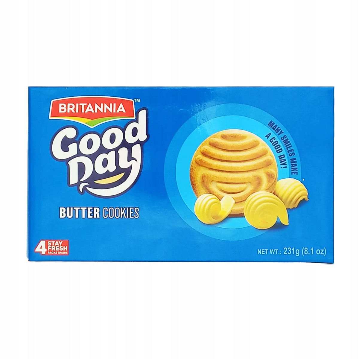 Ciasteczka maślane Butter Cookies Good Day Britannia 231g - Britannia ...