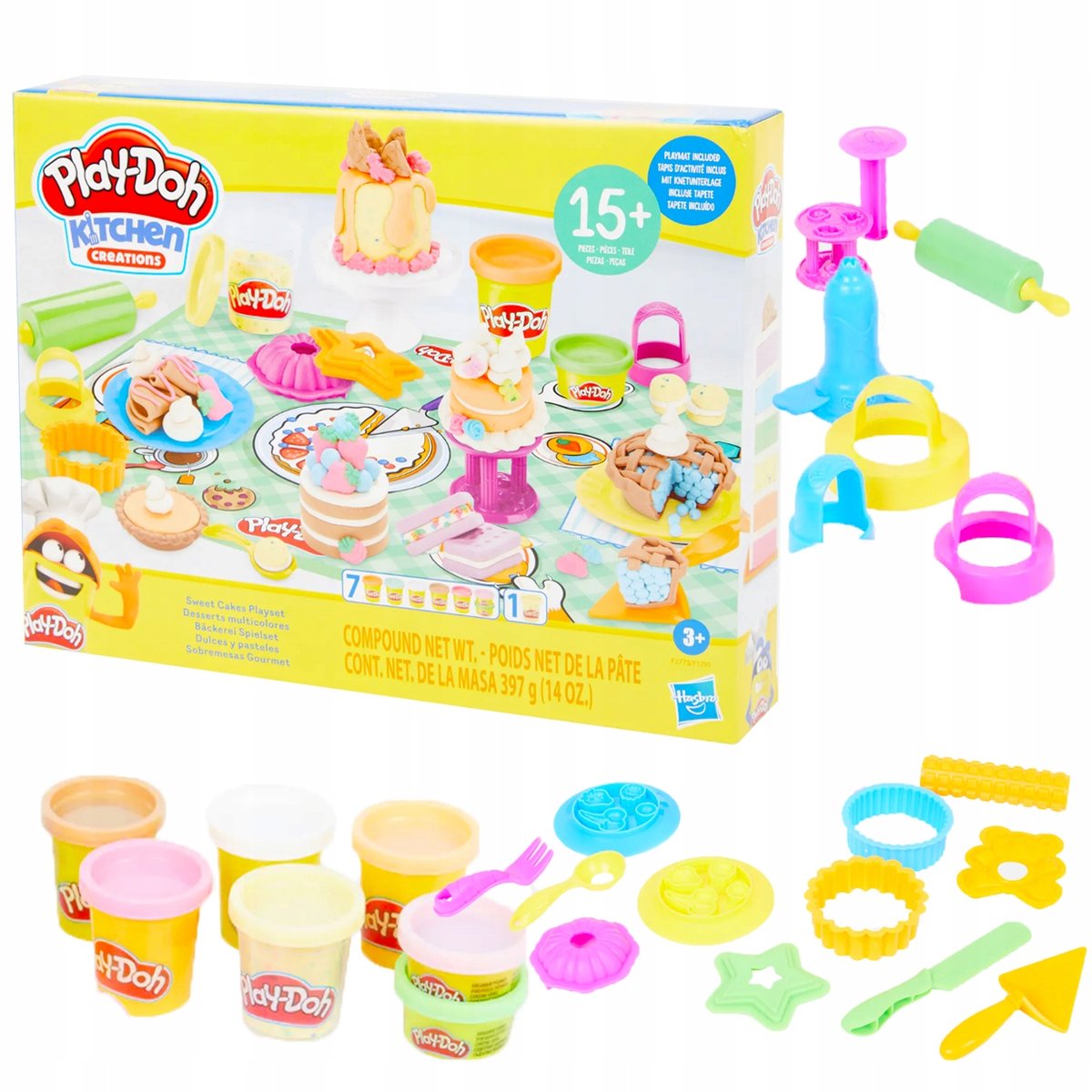 Ciastolina Play-Doh zestaw ciastoliny masa plastyczna - Hasbro | Sklep ...