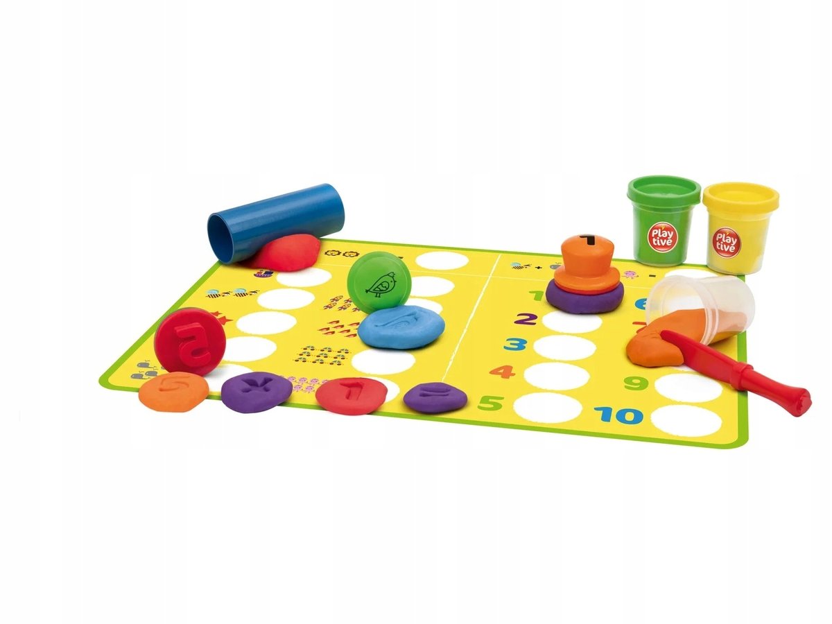 Ciastolina zestaw z pieczątkami PLAYTIVE - Playtive | Sklep EMPIK.COM