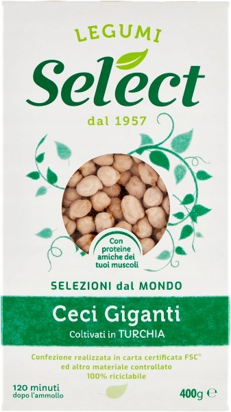 Ciecierzyca Ceci Giganti 400g - Legumi Select - Select | Sklep EMPIK.COM