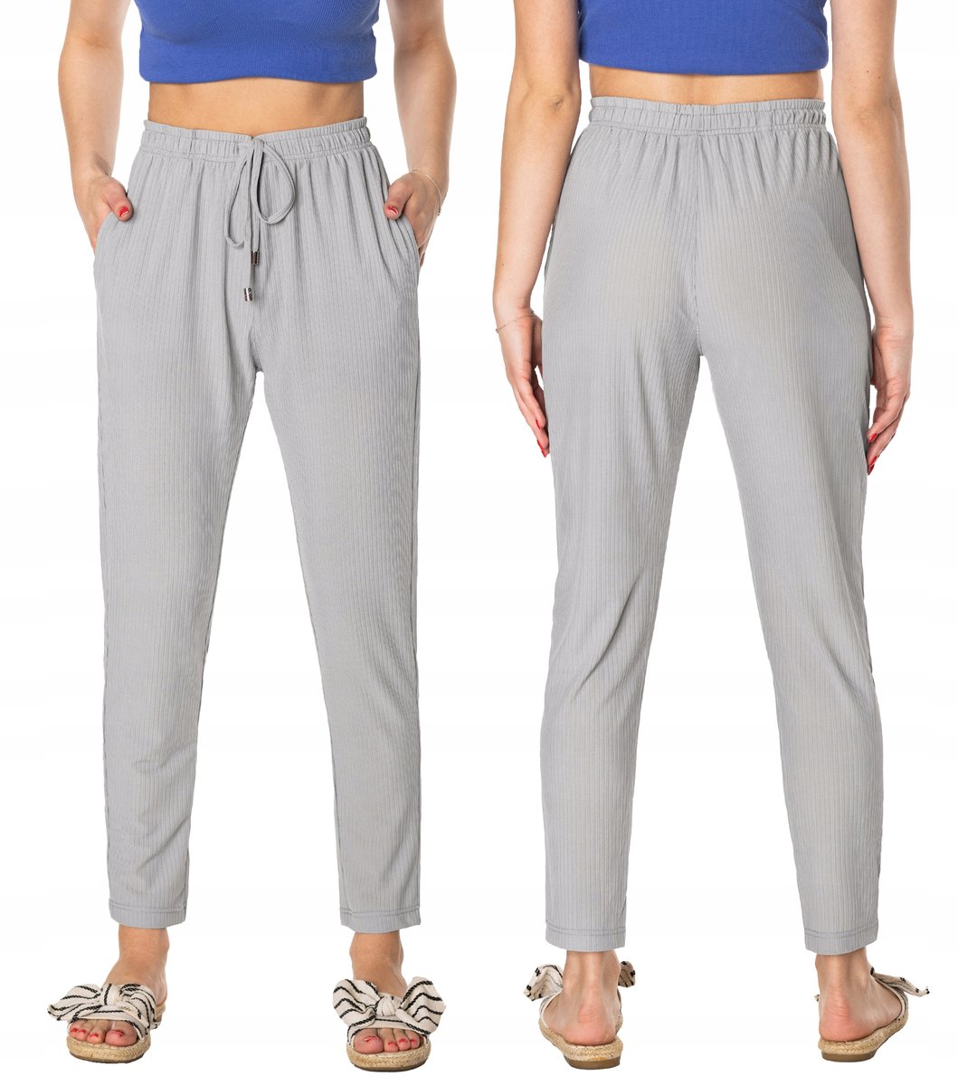Cienkie Spodnie Damskie Bawełniane Lato 46129-6 L - Inna marka | Moda ... Cienkie Spodnie Damskie Bawełniane Lato 46129-6 L - Inna marka | Moda ...