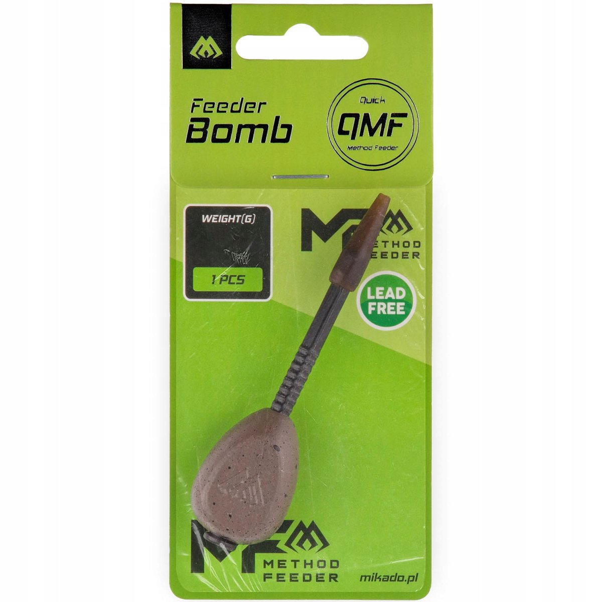 CIĘŻAREK FEEDEROWY MIKADO FEEDER BOMB Q.M.F. 30 G - Mikado | Sport Sklep EMPIK.COM