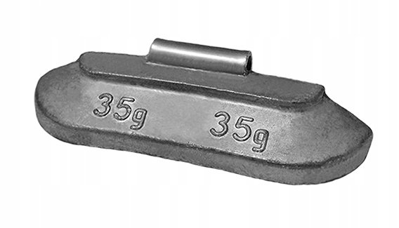 Ciężarki nabijane do felg stalowych 35g 100 sztuk - HEK | Motoryzacja EMPIK