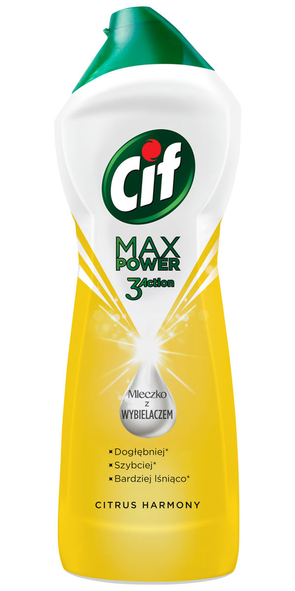 Cif, Mleczko wybielające, Max Power Citrus Harmony, 1001 g - CIF | Sklep EMPIK.COM