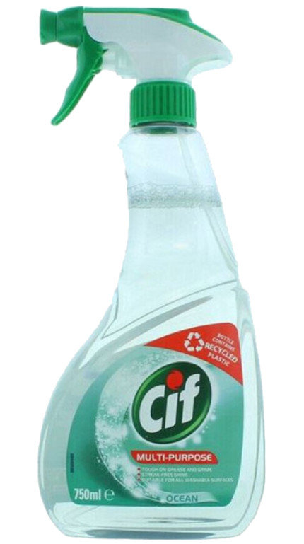 Cif Multi Purpose Ocean Uniwersalny Spray Czyszczący 750Ml - CIF ...