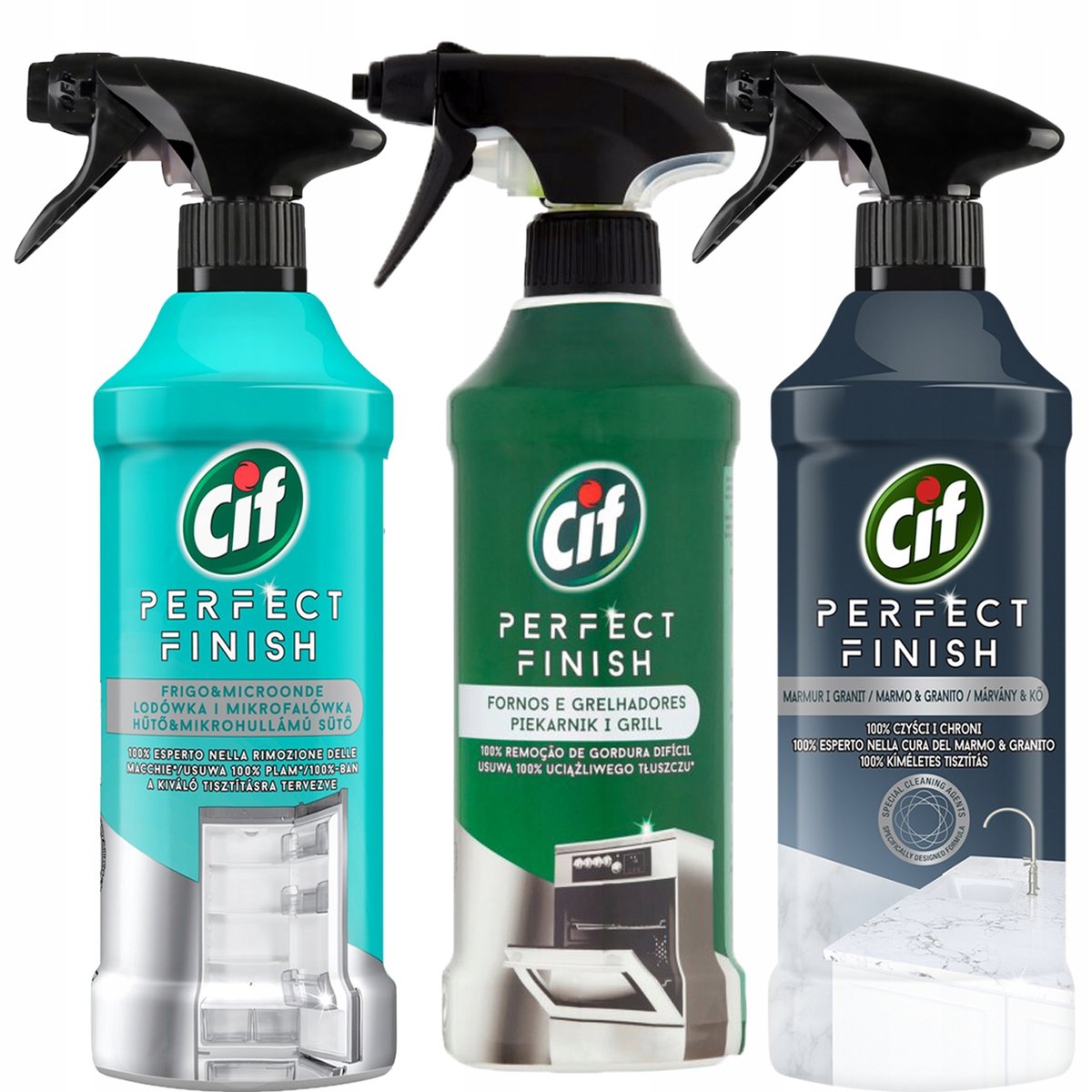 Cif Perfect Finish Spray MIX ZESTAW 3x435ml - Unilever | Sklep EMPIK.COM
