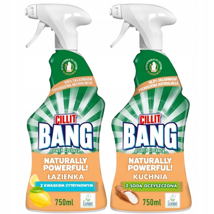 Cillit Bang Płyn do Czyszczenia Zestaw 750ml x2 - Reckitt Benckiser ...