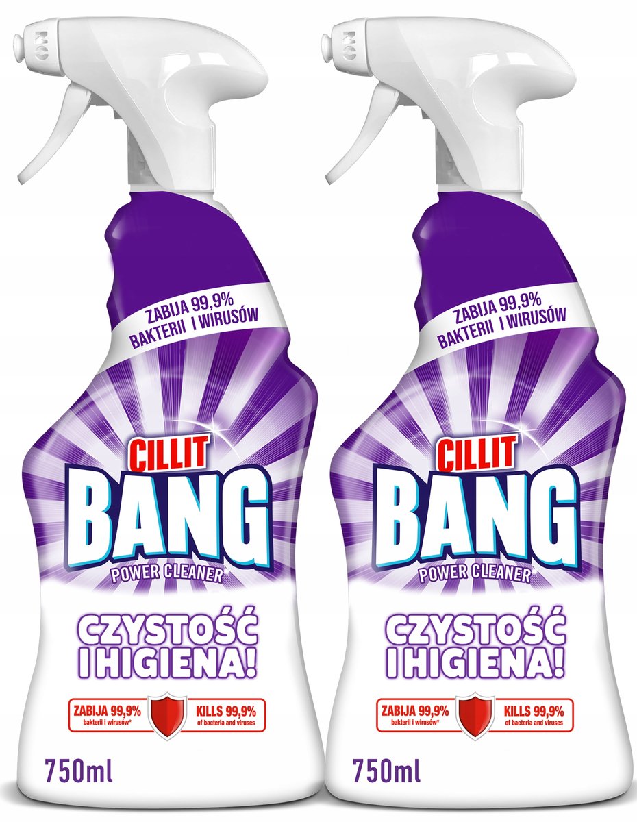 Cillit Bang Power Cleaner Wybielanie 2X 750 Spray - Reckitt Benckiser ...