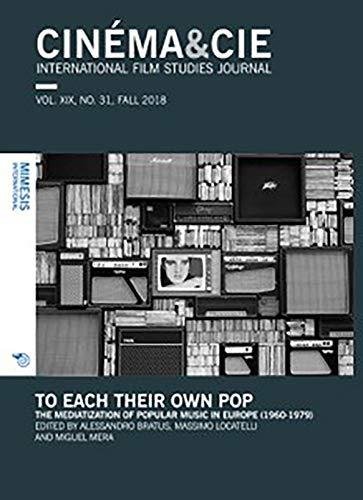 Cinema & Cie. International Film Studies Journal. Volume XIX No. 31 ...