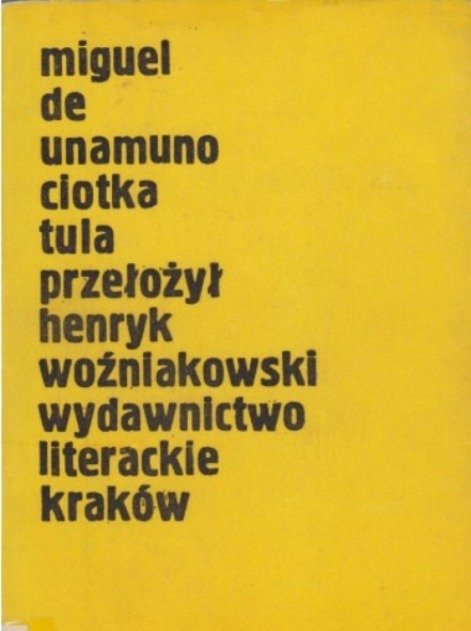 Ciotka tula przełożył - Miguel De Unamuno | Książka w Empik