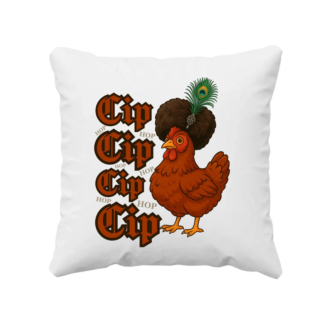 Cip Cip Cip Cip ( hop hop hop) - dla fanów serialu 1670 - poduszka na prezent - Koszulkowy ...