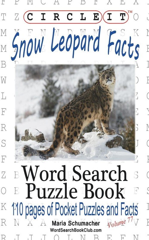 Circle It, Snow Leopard Facts, Word Search, Puzzle Book - Lowry Global ...