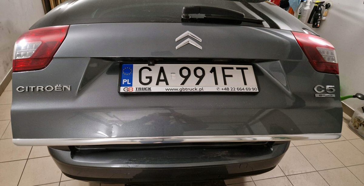 Citroen C5 III Kombi LISTWA CHROM CHROMOWANA Klapa - Martig ...