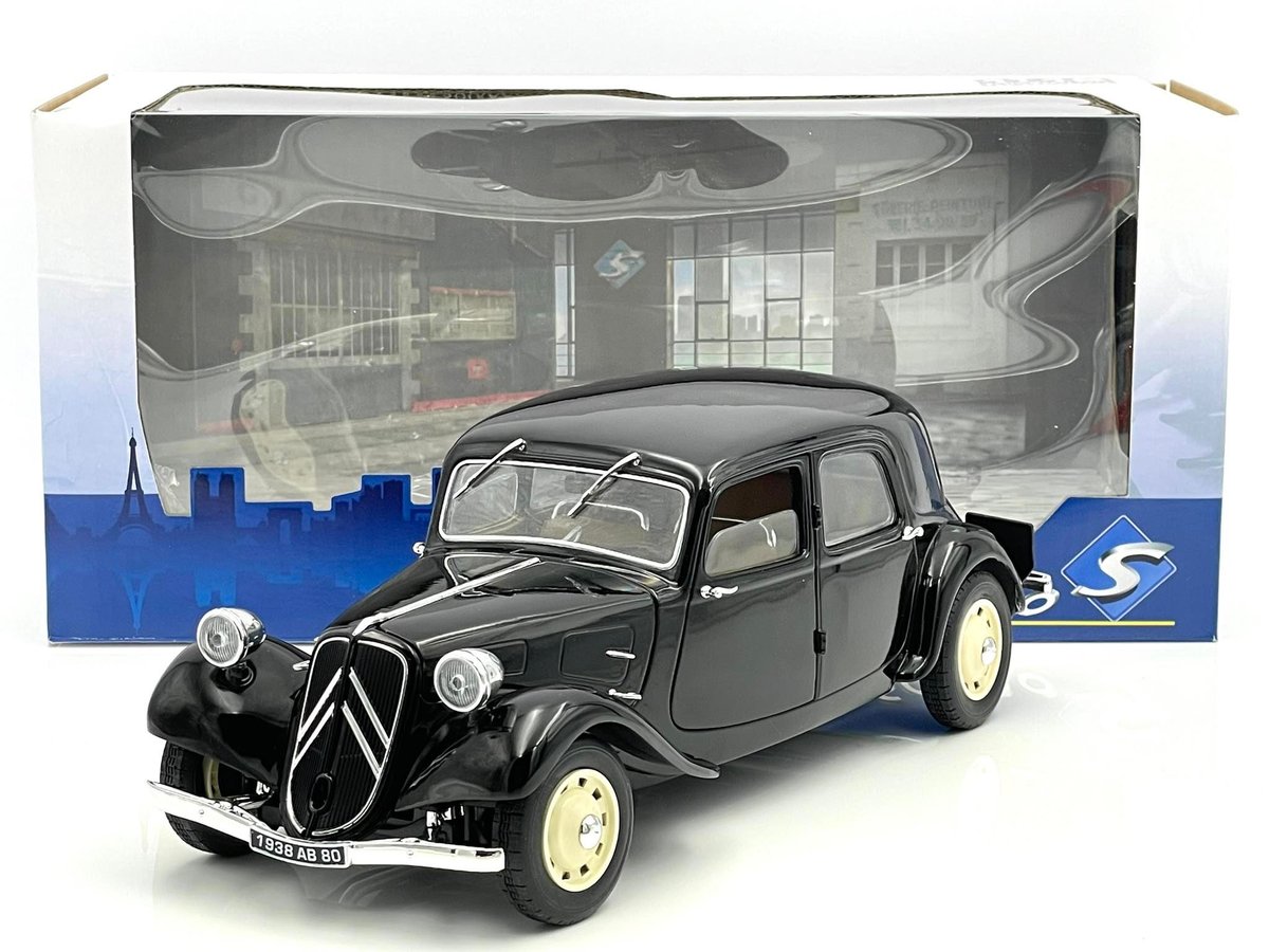 Citroen Traction 7 Noir - 1937, black Solido 1:18 - Solido | Sklep ...