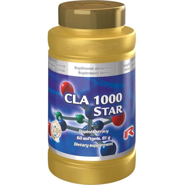 CLA 1000 STAR -Starlife- kwas linolowy wspiera mięśnie wspomaga ...