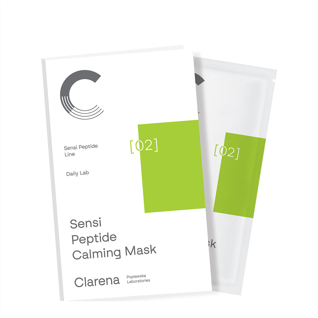 Clarena Sensi Peptide Calming Mask Peptydowa maska do twarzy łagodząca ...