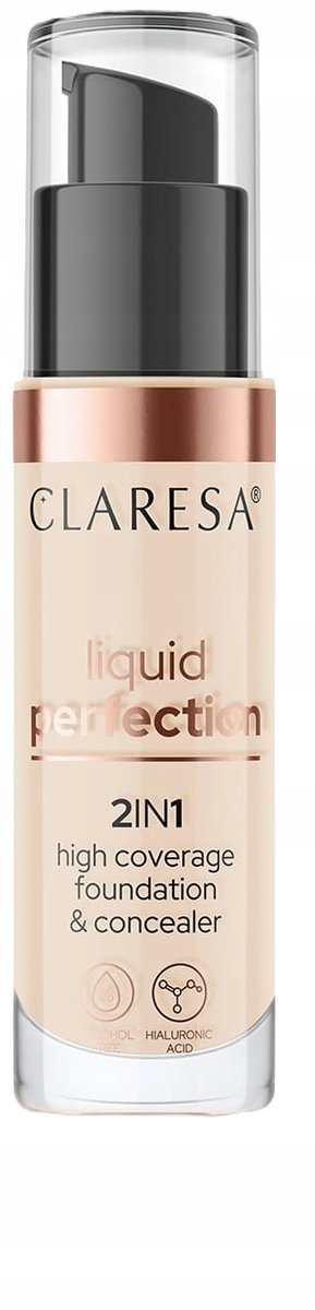 Claresa Liquid Perfection Podkład Korektor 2w1 102 30 Ml | Sklep EMPIK.COM