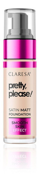 Claresa, Podkład o satynowo matowym wykończeniu Pretty Please! 03 Light ...