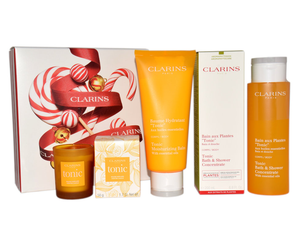 Clarins, zestaw kosmetyków, 2 szt. + świeczka | Sklep EMPIK.COM