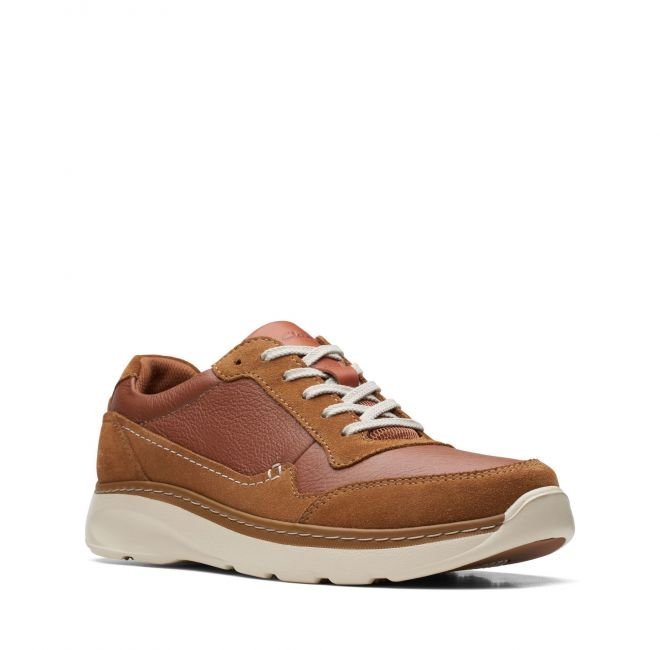 Clarks Chart Lite Move H [dark tan leather] - rozmiar 45 - Clarks ...