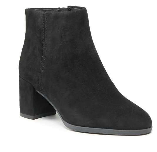Clarks Damskie Botki Skórzane Czarne Obcas 39 Żte - Clarks | Moda Sklep ...