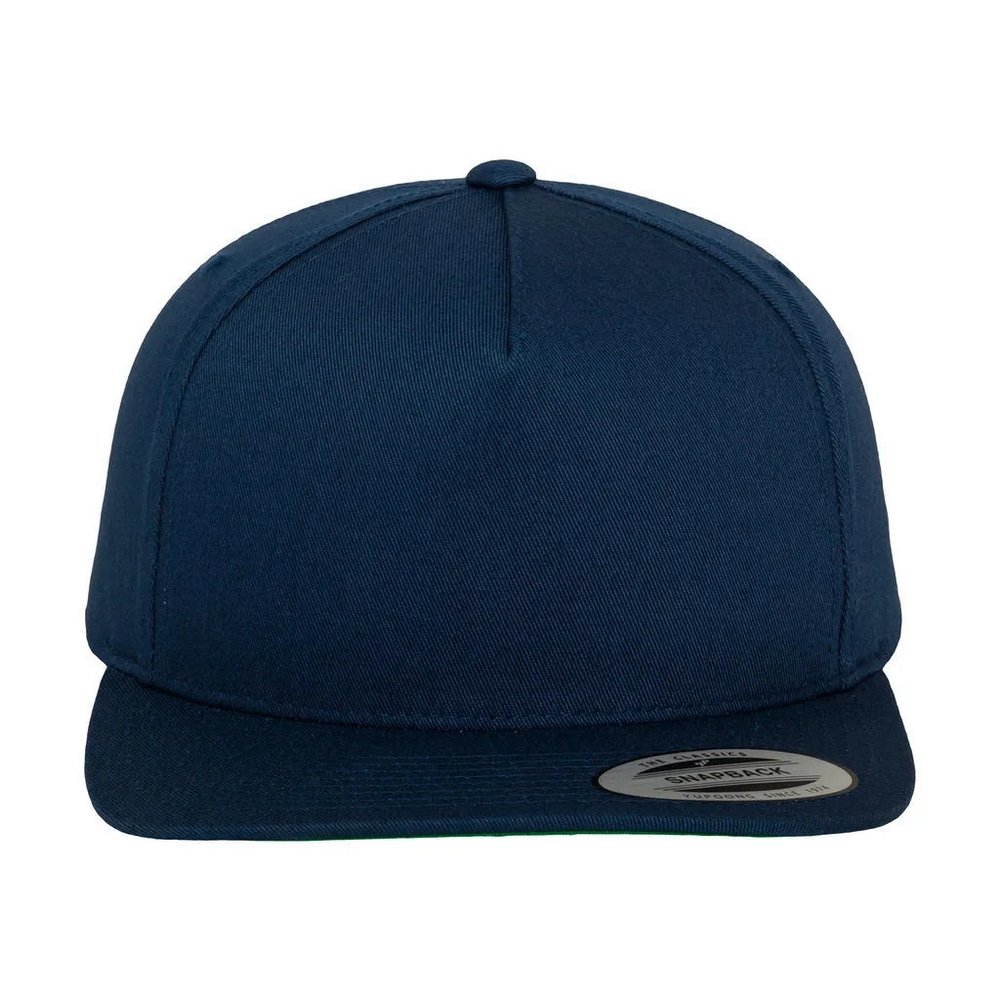 Classic 5 Panel Snapback Cap (OS / Ciemnogranatowy) - Classic | Moda ...