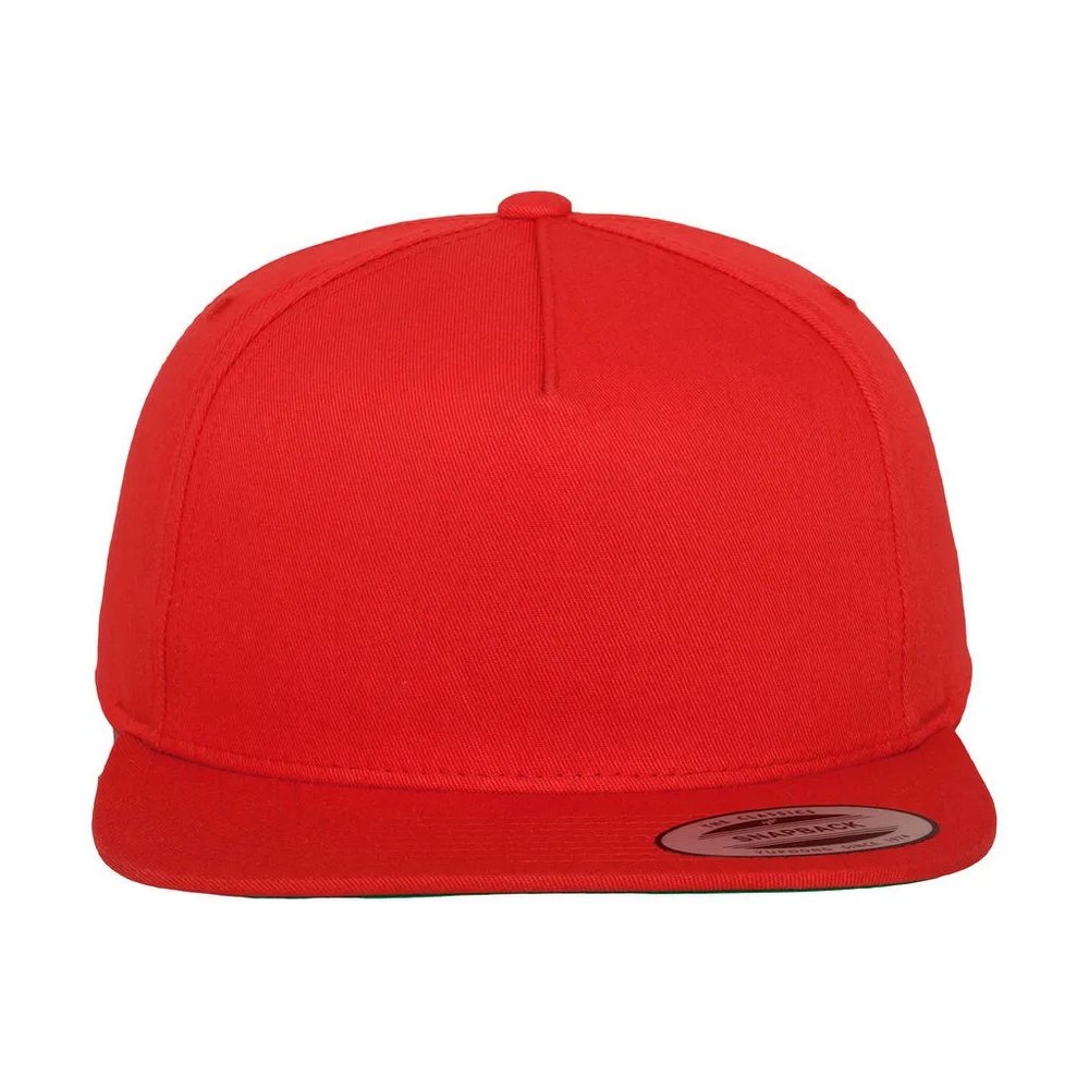 Classic 5 Panel Snapback Cap (OS / Ciemnowiśniowy) - Classic | Moda ...