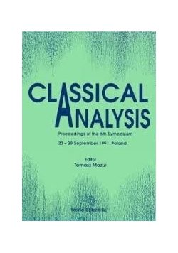 Classical Analysis - | Książka w Empik