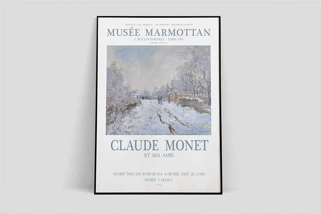 Claude Monet - Exhibition Poster - Atram | Sklep EMPIK.COM