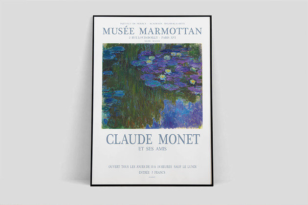 Claude Monet - Exhibition Poster - Atram | Sklep EMPIK.COM