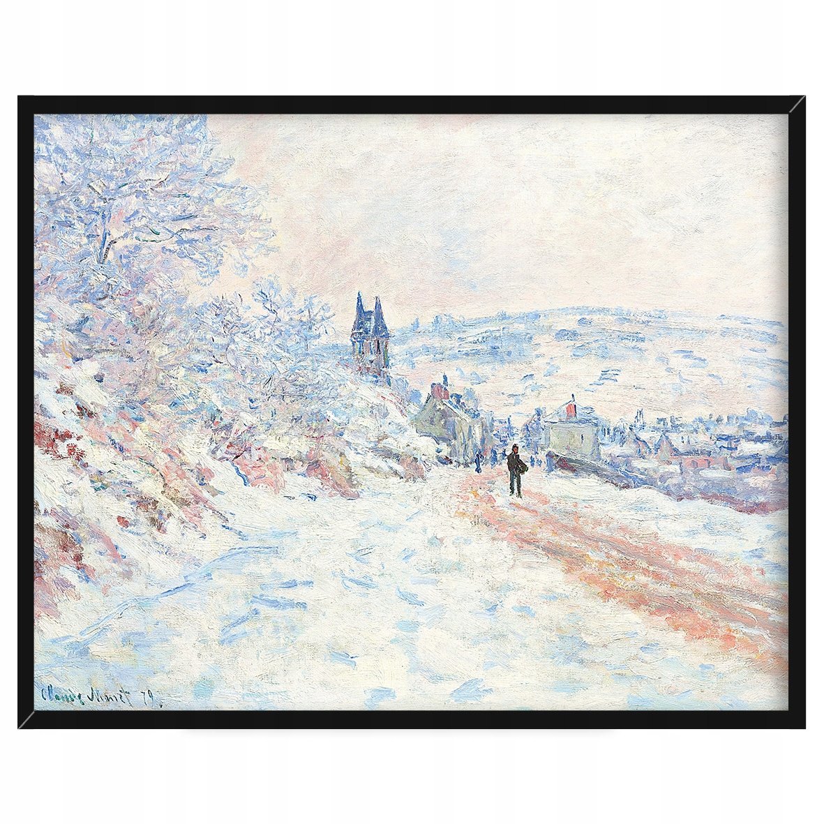 Claude Monet Zima OBRAZ 40x50 - ANTYKWARIAT "CZUŁA JEST NOC" JAKUB ...
