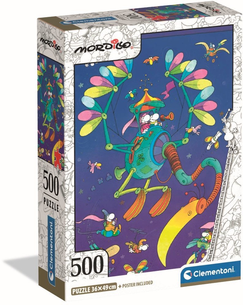 Cle Puzzle 500 Compact Mordillo The Journey 35594 - Inna marka | Sklep ...