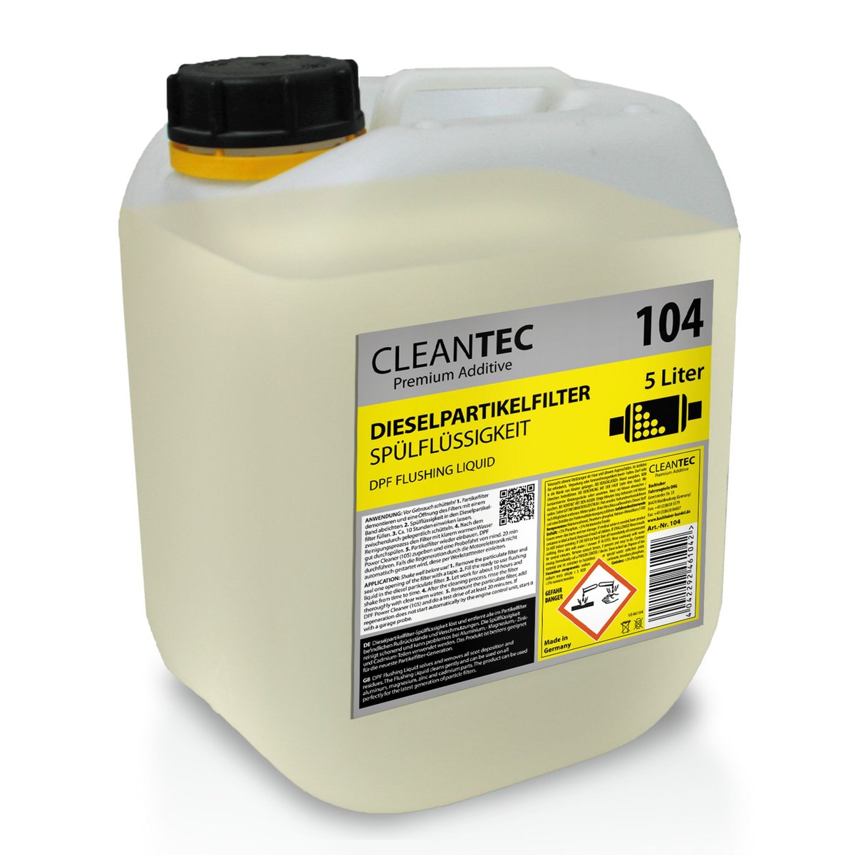 CleanTEC Płyn do płukania DPF 104 - 5 L - CleanTEC | Motoryzacja EMPIK