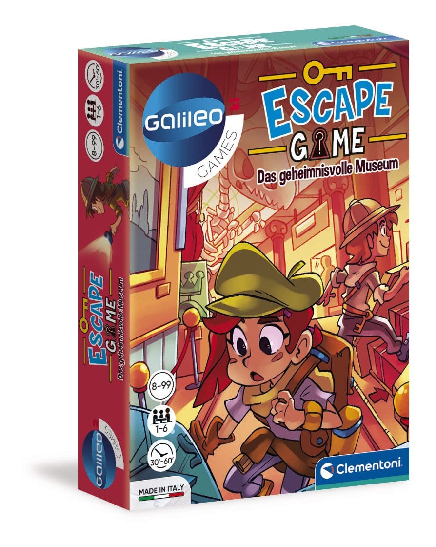 Clementoni Galileo Escape Game - Tajemnicze Muzeum Gra Edukacyjna, Od 8 ...