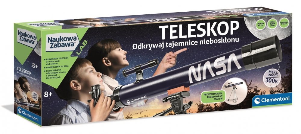 Clementoni, Naukowa Zabawa, Teleskop, NASA - Naukowa Zabawa Lab | Sklep ...