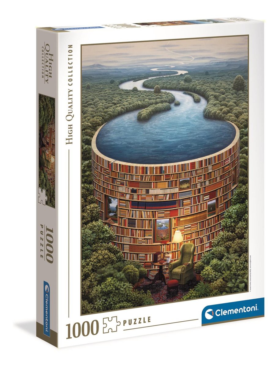 Clementoni, puzzle, Bibliodame, 39603, 1000 el. - Clementoni | Sklep ...