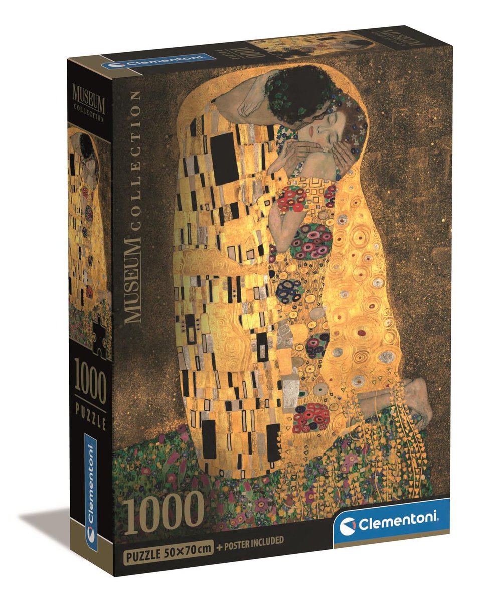 Clementoni, puzzle, Compact, Museum Il Bacio, 1000 el. - Clementoni ...