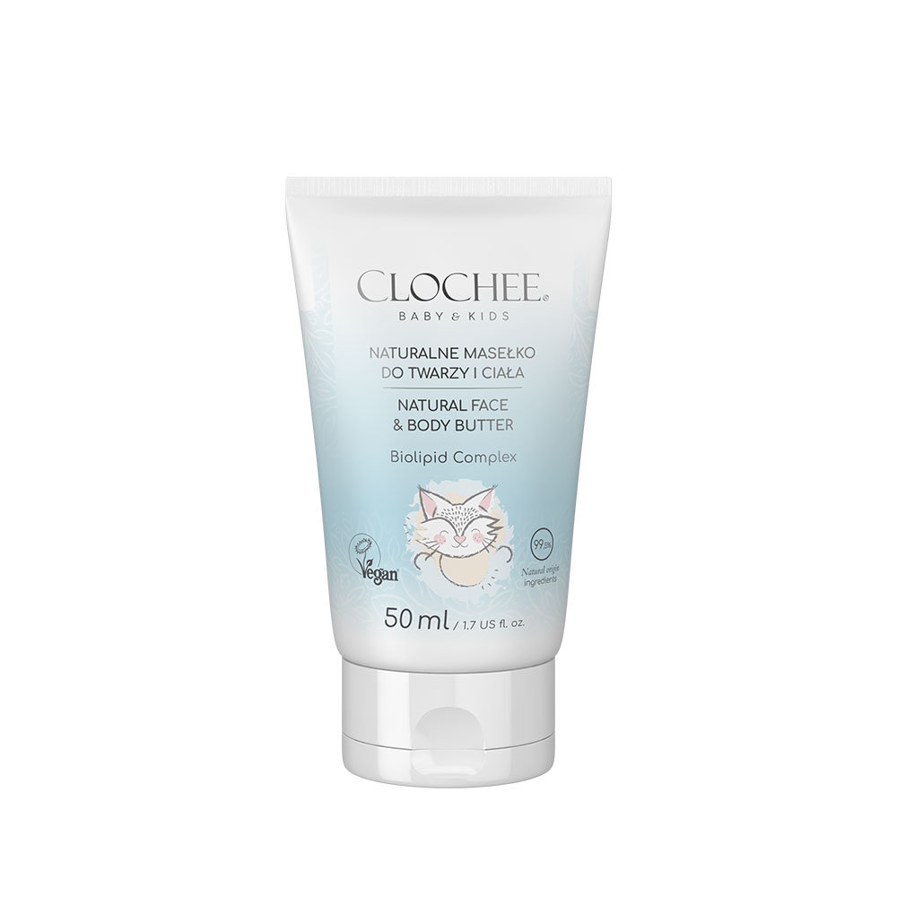 Clochee Naturalne masełko do twarzy i ciała - 50ml | Sklep EMPIK.COM