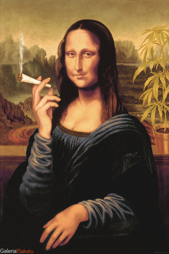 Close, Plakat, CLOSE, Mona Lisa Joint, 61x91,5 cm - Close | Sklep EMPIK.COM