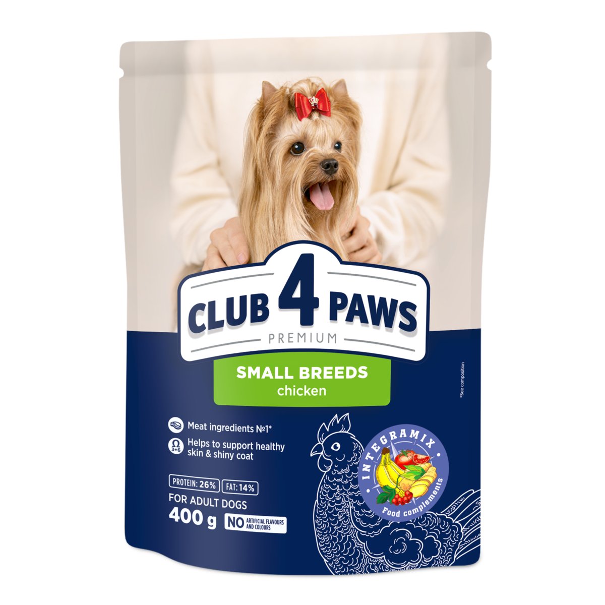 Club 4 Paws Premium Sucha Karma Dla Dorosłych Psów Małych Ras 400 g ...