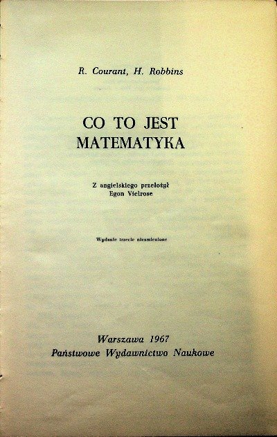 Co to jest matematyka? - Opracowanie zbiorowe | Książka w Empik
