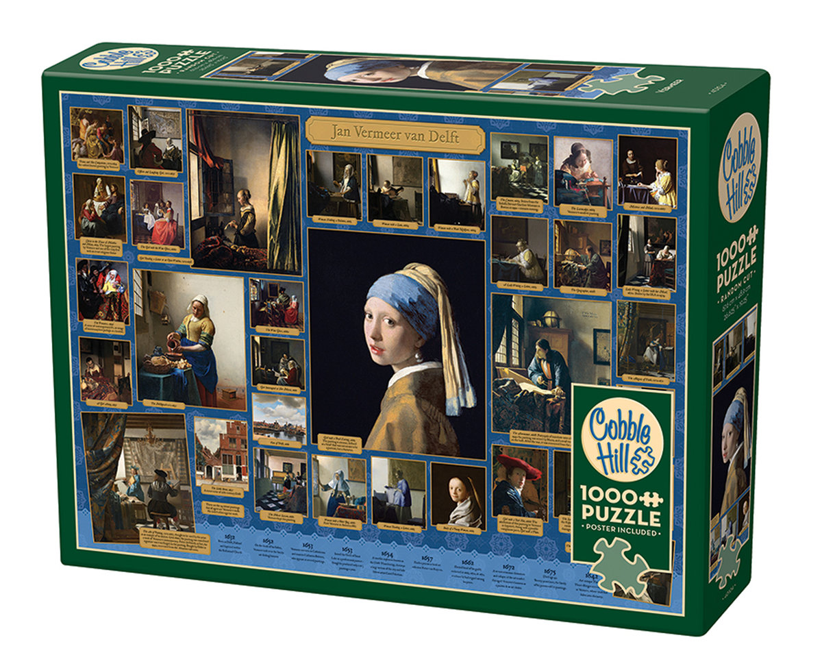 Cobble Hill, Puzzle, Johannes Vermeer, 1000 el. - Cobble Hill | Sklep ...